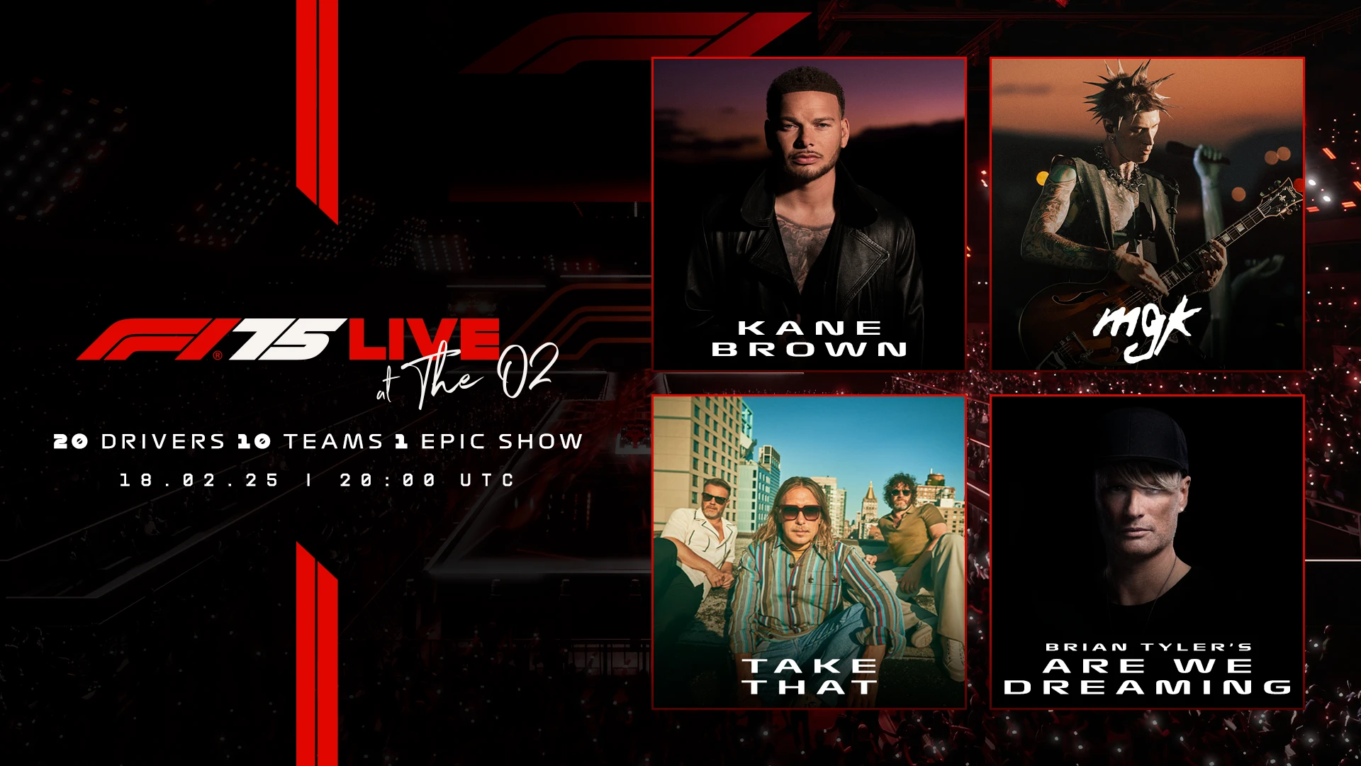 F1 LAUNCH 2025: All you need to know about the spectacular F1 75 season launch at The O2 ...